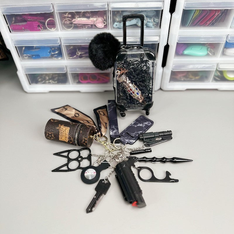 Mini Suitcase Self-defense Key Chain 14 Pieces – Aislilfi